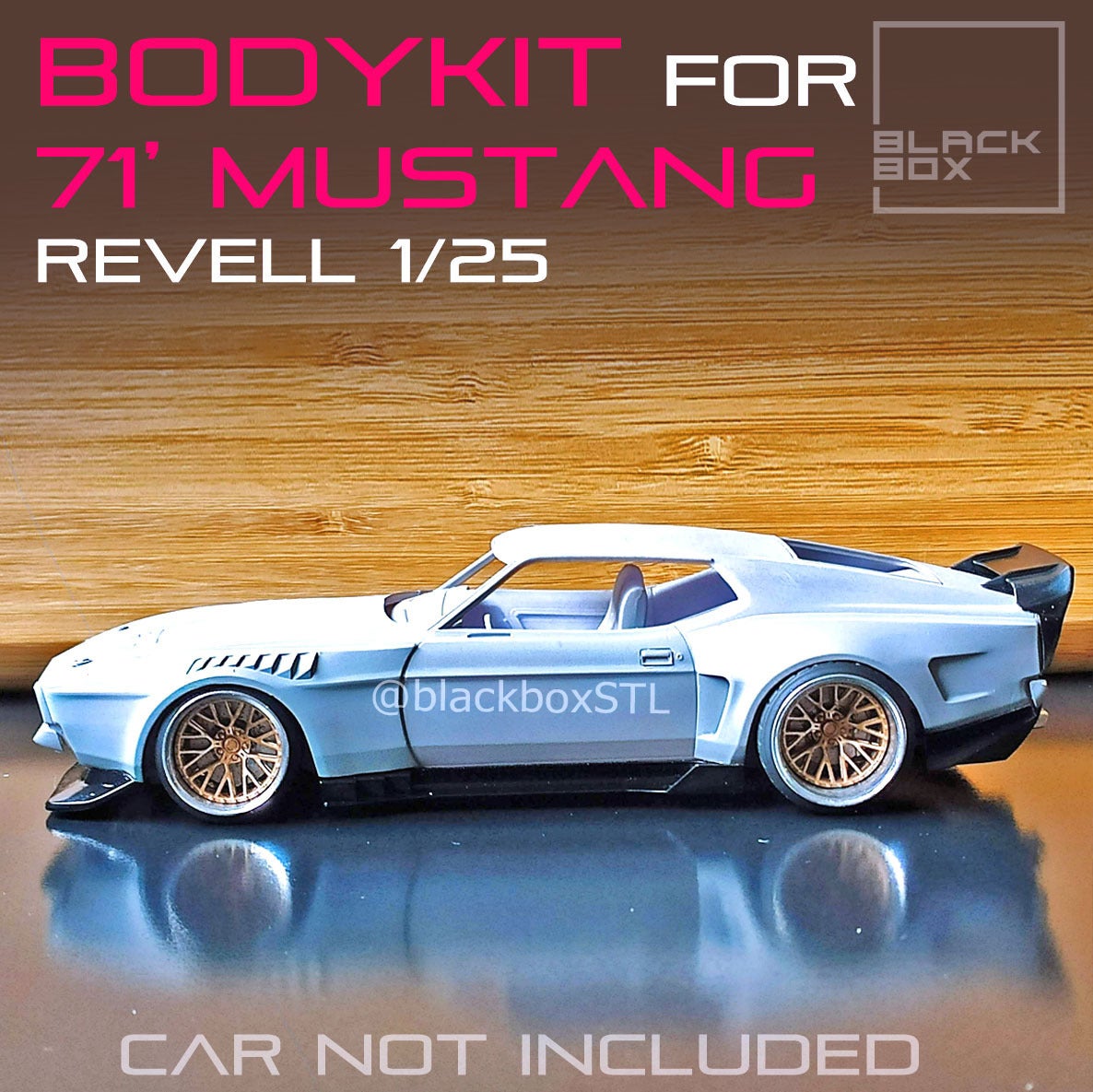 Body Kit for Revell 71' Mustang - 1/25 | Madman Creations