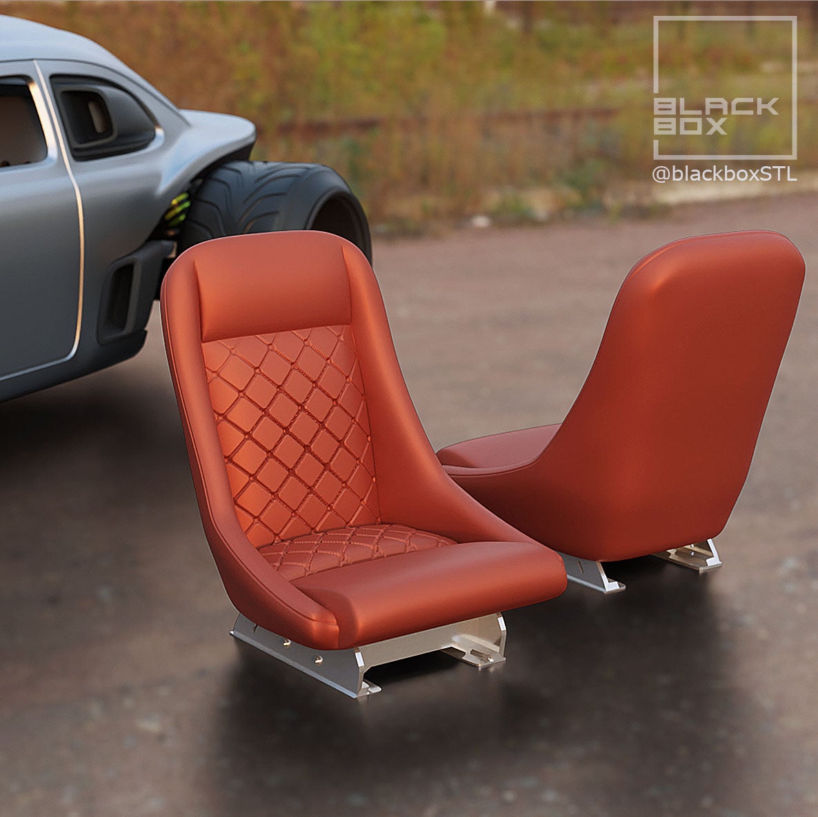 Classic Compact Seat - Diamond Pattern - 1/24 | Madman Creations