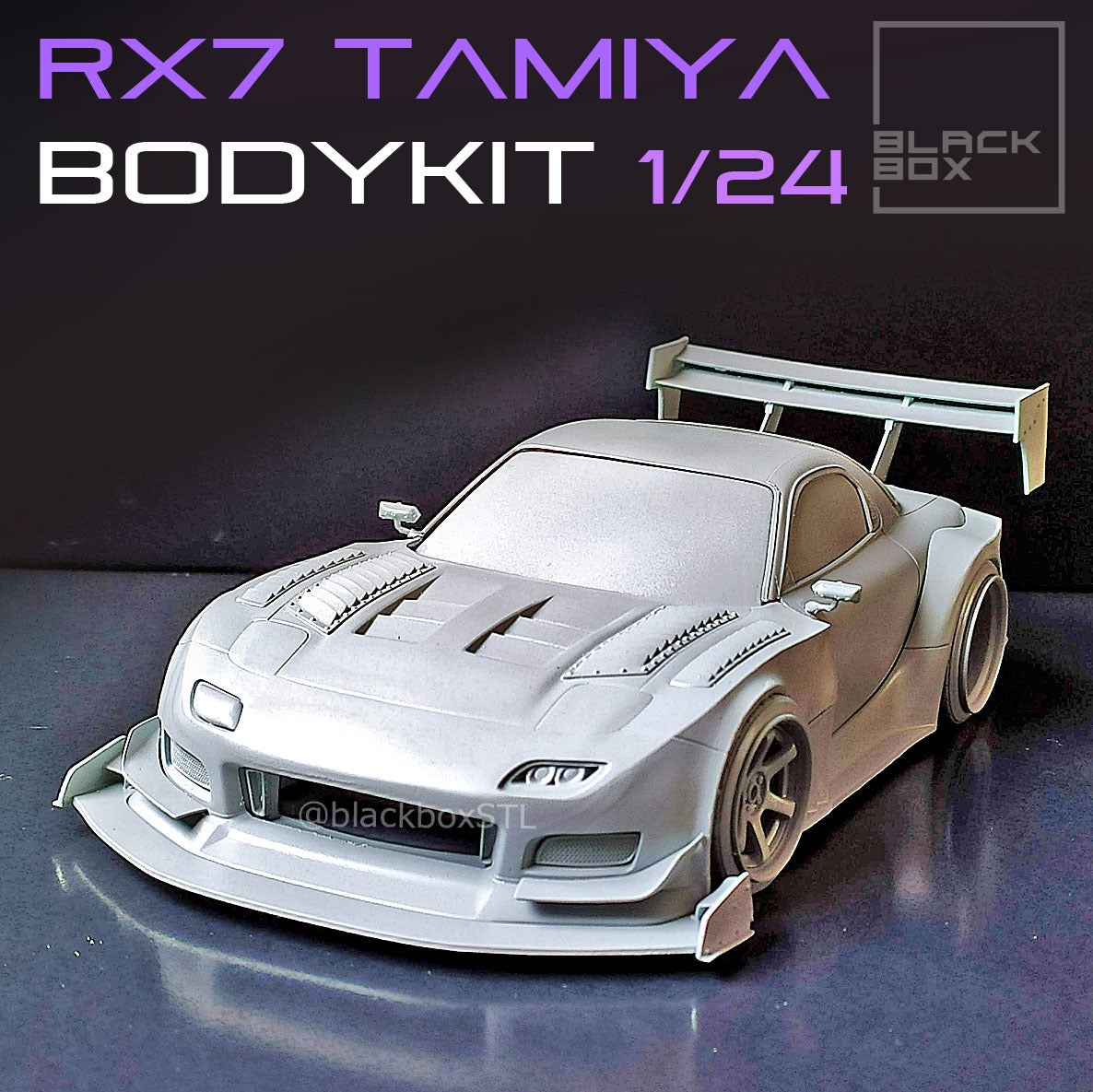 Time Attack Body Kit for Tamiya RX7 - 1/24 | Madman Creations
